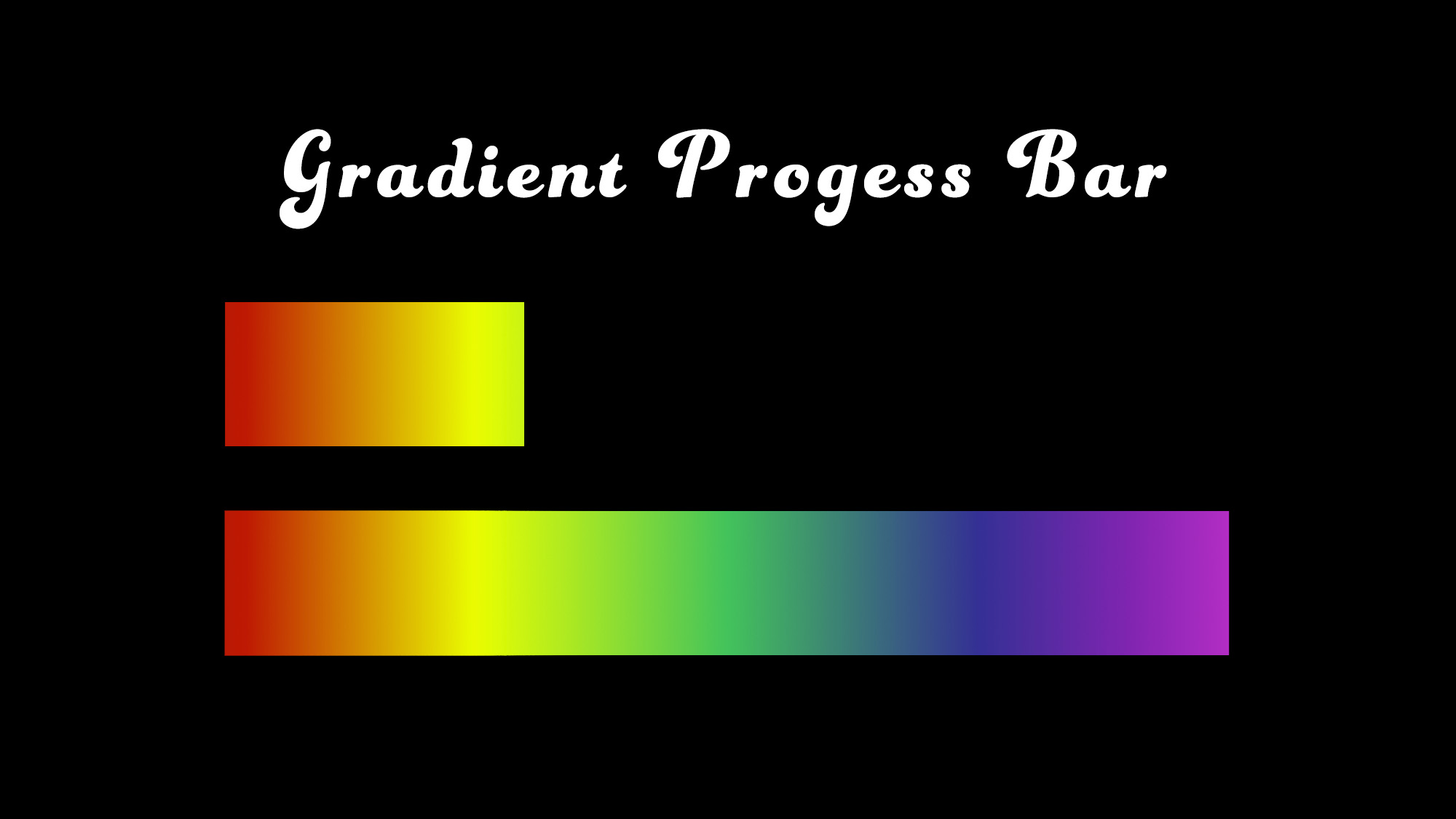 CSSでグラデーションのかかったプログレスバーを作る方法と注意点 | TekRog